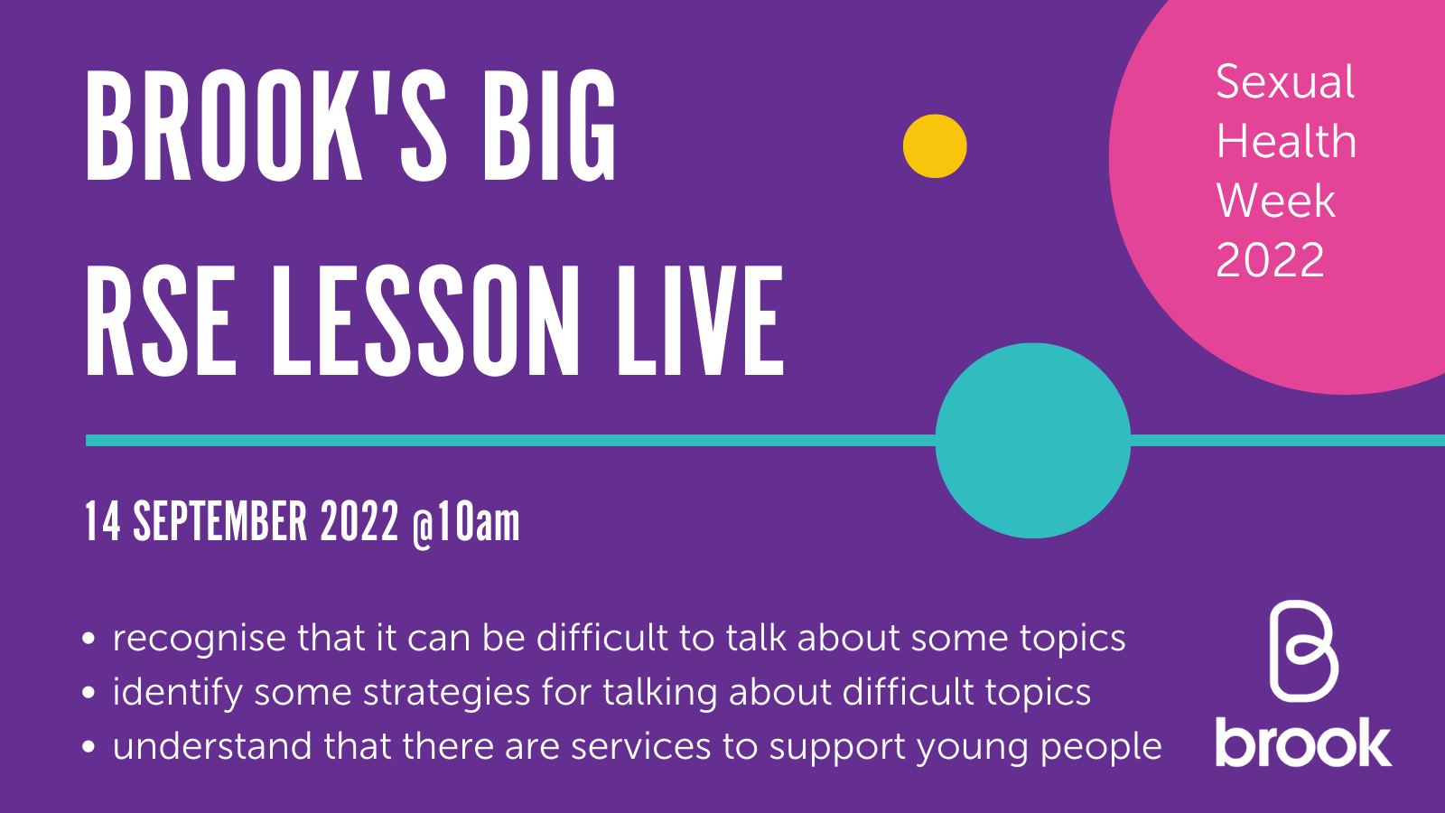 Brook’s Big RSE Lesson – Brook’s Big RSE Lesson Live SHW22 – Learn Live